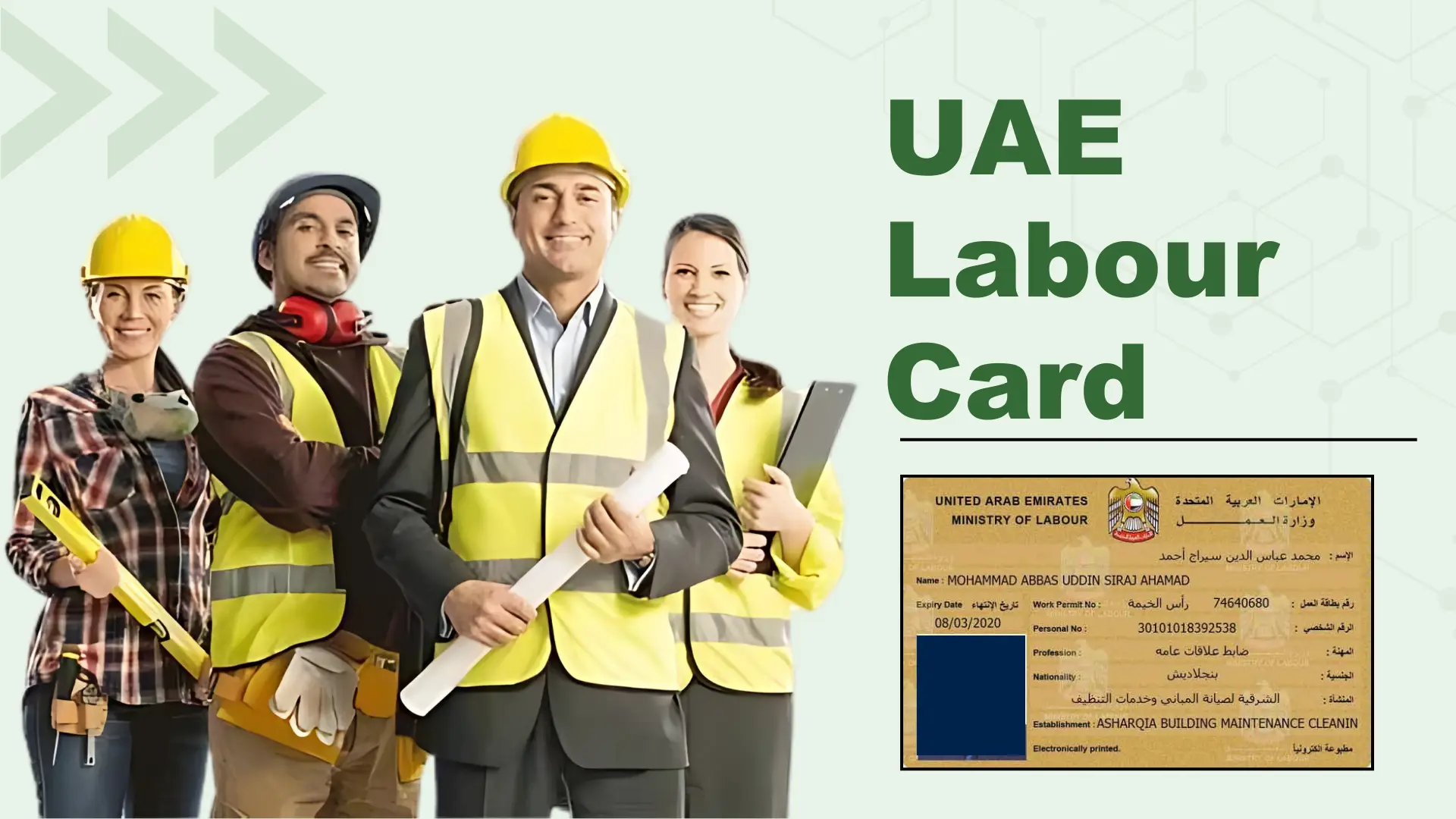 UAE Labour Card 2025 Apply Renew And Check Status Online